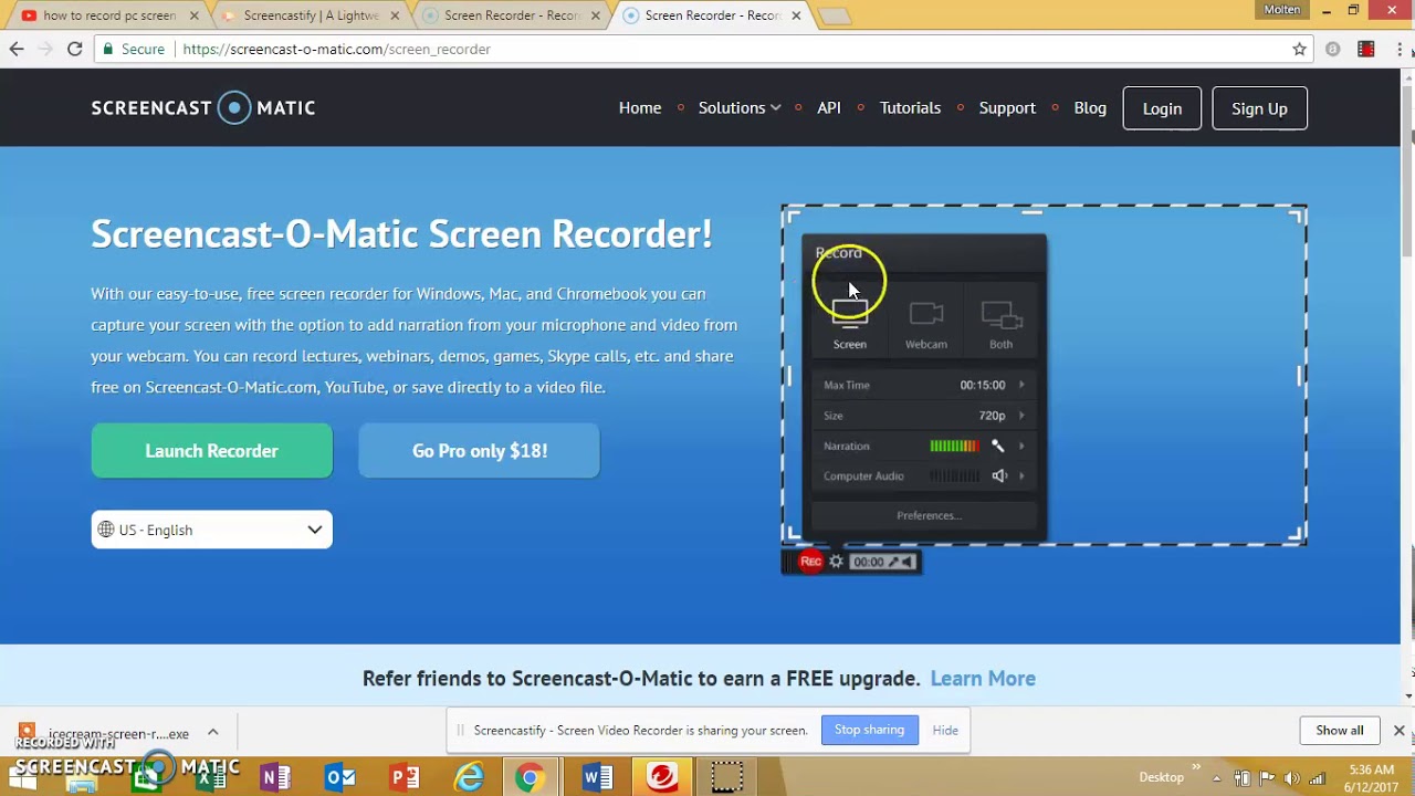 HOW TO FACE CAM AND SCREEN RECORDER - YouTube