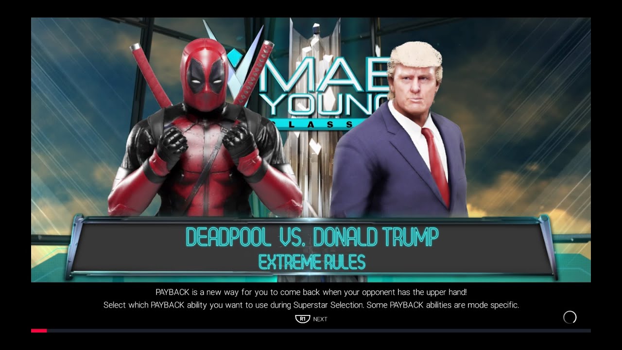 WWE. DEADPOOL VS DONALD TRUMP - YouTube