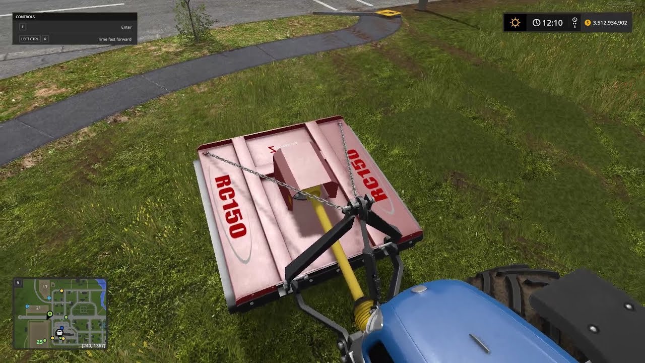 Farming Simulator 17 FS17 Mod BiobeltZ RC 180 Mowers - YouTube