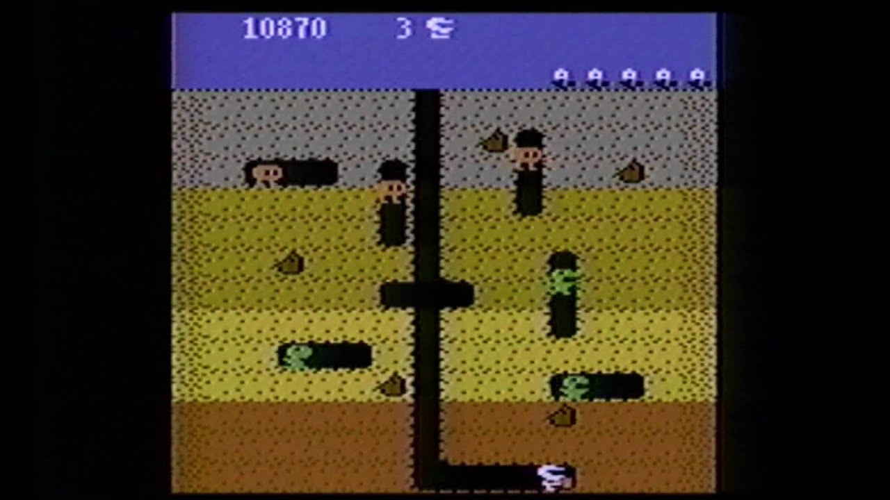 Classic Game Room - DIG DUG for Atari 5200 review - YouTube