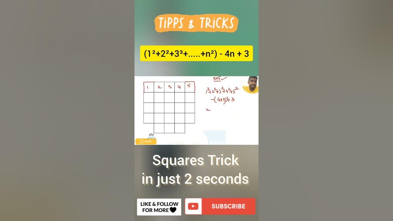 Squares easy trick | Counting Figures | REASONING #ssccgl2024 #simplification SSC CGL CHSL RRB ...