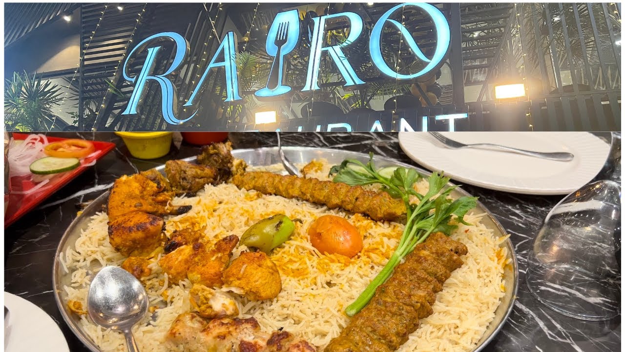 RAIRO Restaurant Enjoy bar beque Mandi - YouTube