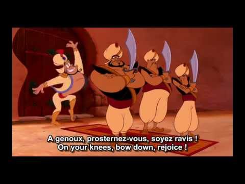 Aladdin  - Prince Ali  - French and English subtitles