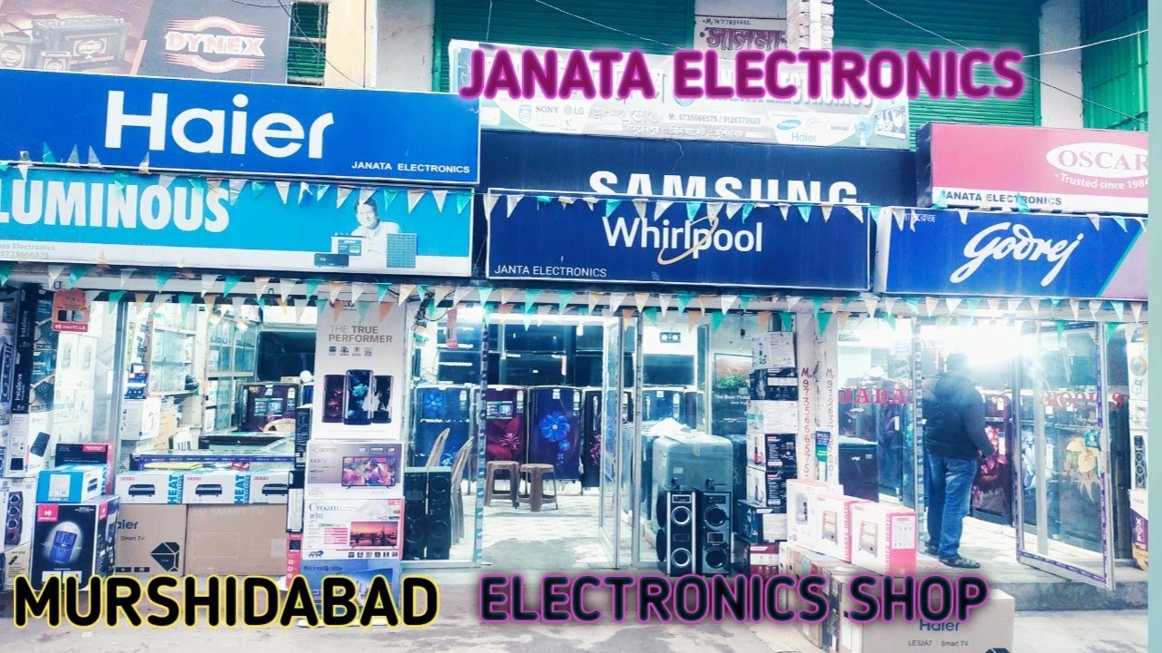 janata Electronics/Murshidabad er basudebpur e sob theke boro store ...