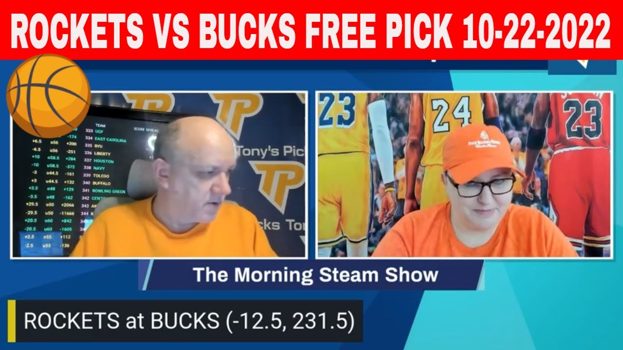 Houston Rockets vs Milwaukee Bucks 10/22/2022 FREE NBA Picks and ...