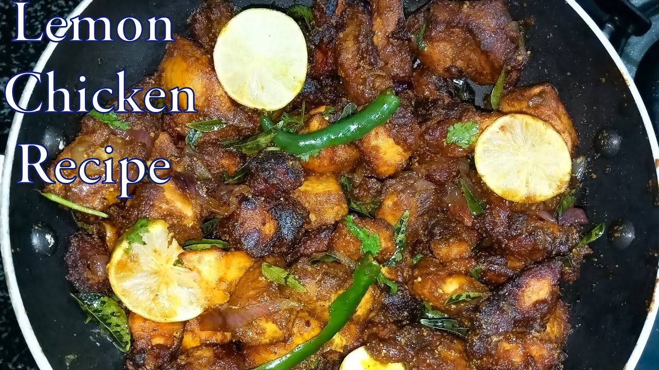 chicken lemon recipe||lemon chicken kabab||easy recipes by shakiya's ...