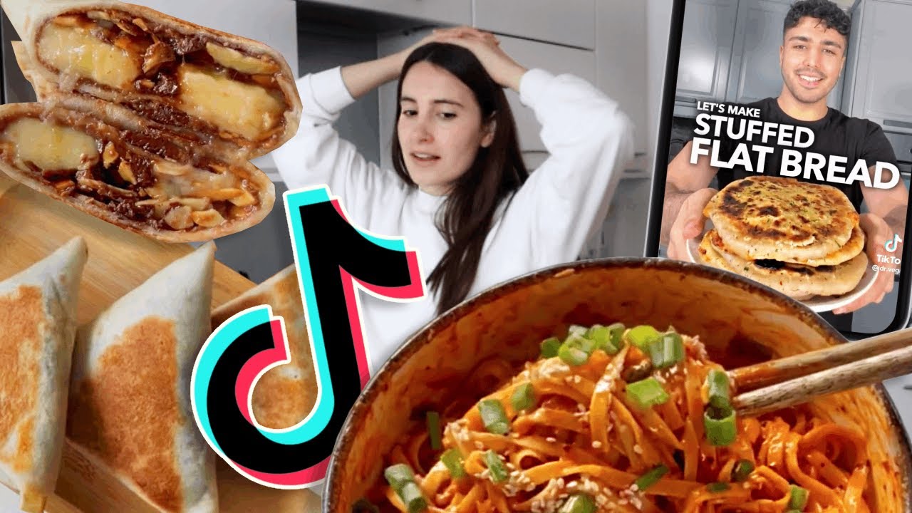 Trying Actually YUMMY Viral TikTok Recipes 🧀🍜🌮 - YouTube