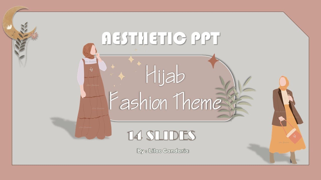 Aesthetic PPT Tema HIJAB FASHION - Tutorial #pptaesthetic #hijab # ...