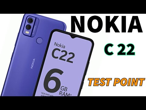 NOKIA c22 test point factory reset, frp bypass - YouTube