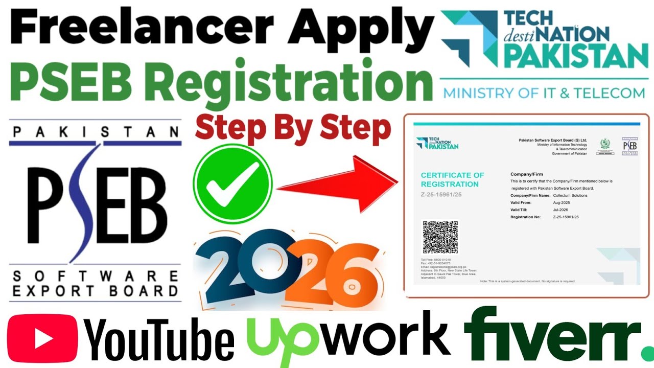 Pseb registration | how to apply as a freelancer pseb registration ...