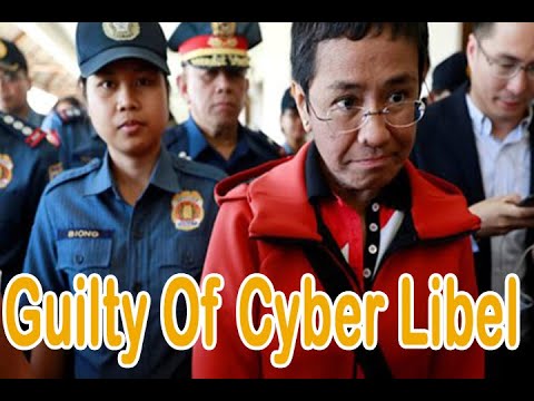 Rappler Chief Maria Ressa Found Guilty Of Cyber Libel - YouTube