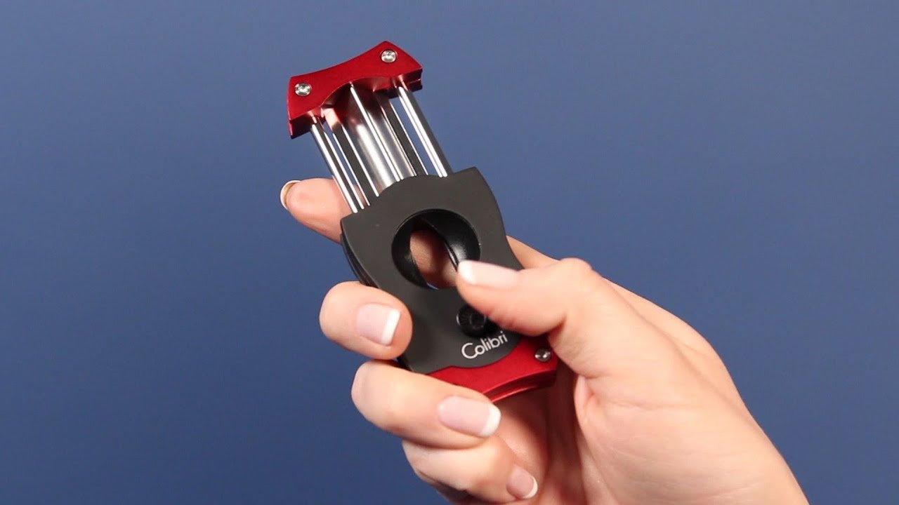 Colibri V-Cut Cigar Cutter - YouTube