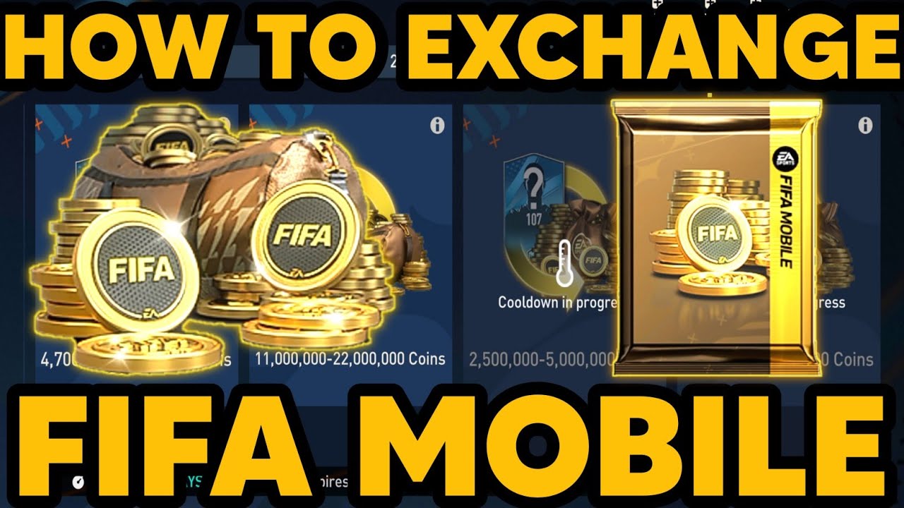 How to Exchange Coins in Fifa Mobile | Fifa Mobile 23 Million Coins ...