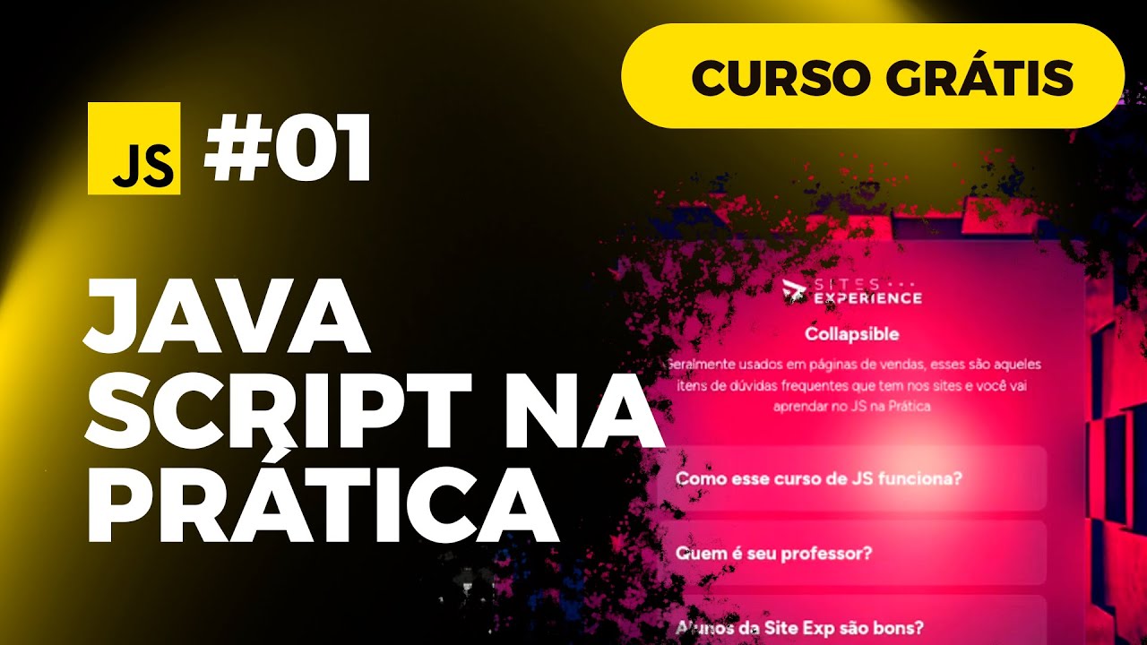 O que faremos nesse curso prático de JS - JavaScript na Prática #01 - YouTube