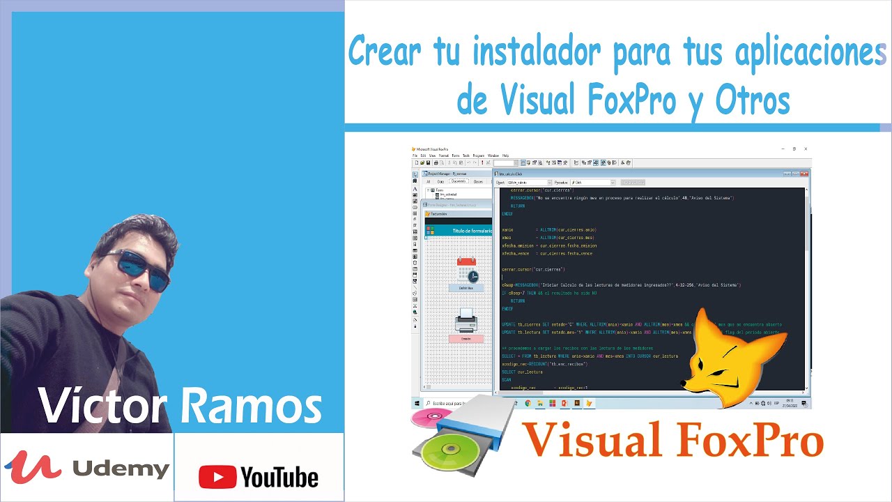 📌 Crear tu instalador para tus aplicaciones de Visual FoxPro y Otros | VÍCTOR RAMOS - YouTube