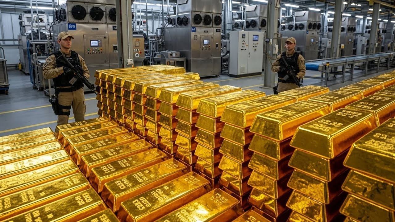 Inside the Gold Bar Factory: From Raw Ore to Luxury Gold Bars | Billion ...