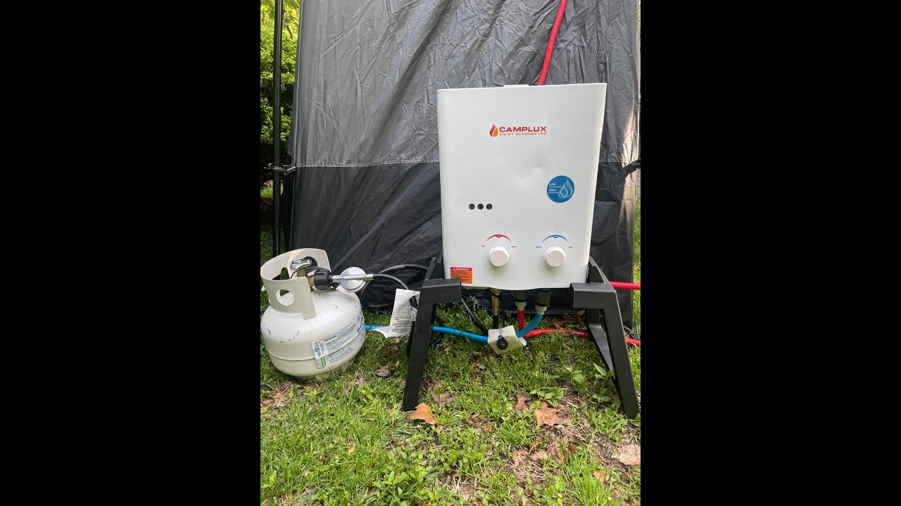 Base Camp Series: Camplux Outdoor Portable Water Heater - YouTube