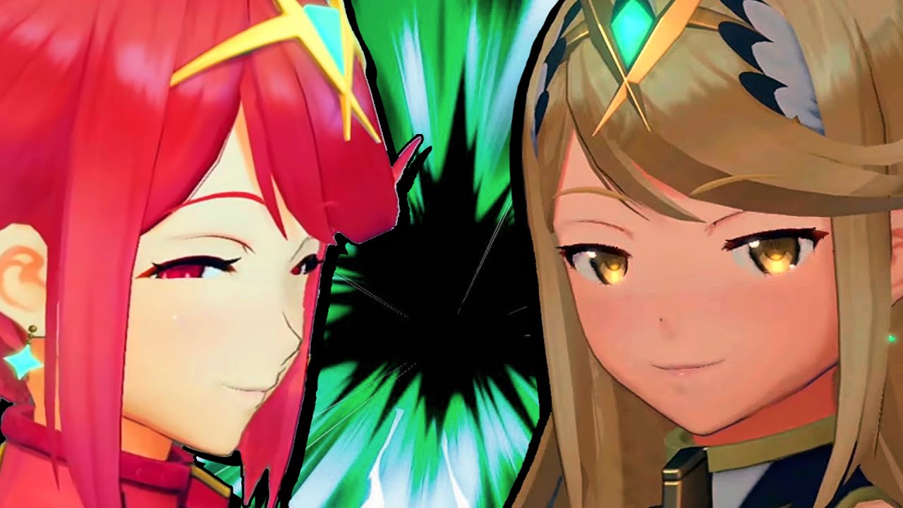 Pyra and Mythra being insane for 1 minute and a half - YouTube