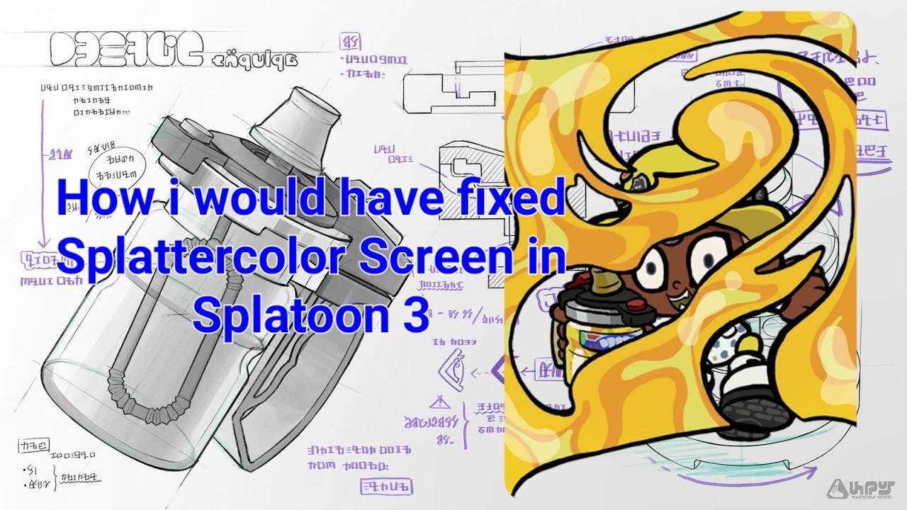 how I would have changed the Splattercolor Screen in Splatoon 3 - YouTube