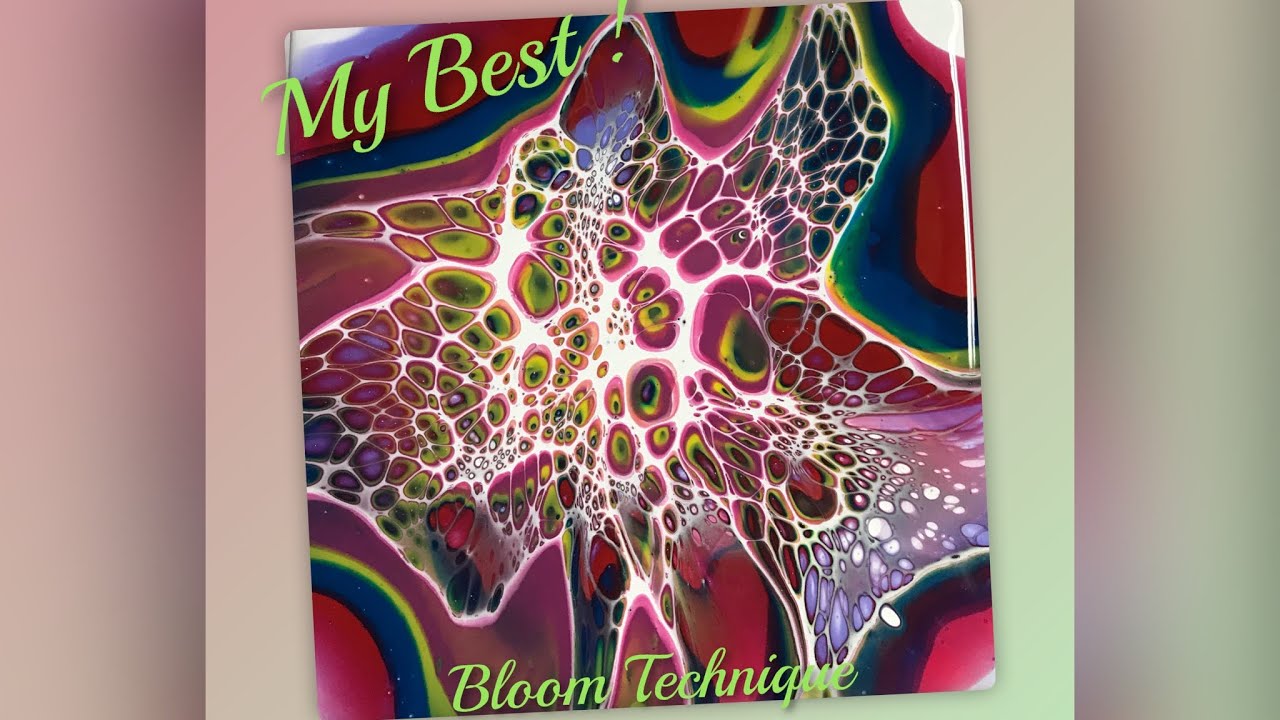 (477) Bloom Technique/Acrylic Paint Pouring, Shelee Art - YouTube