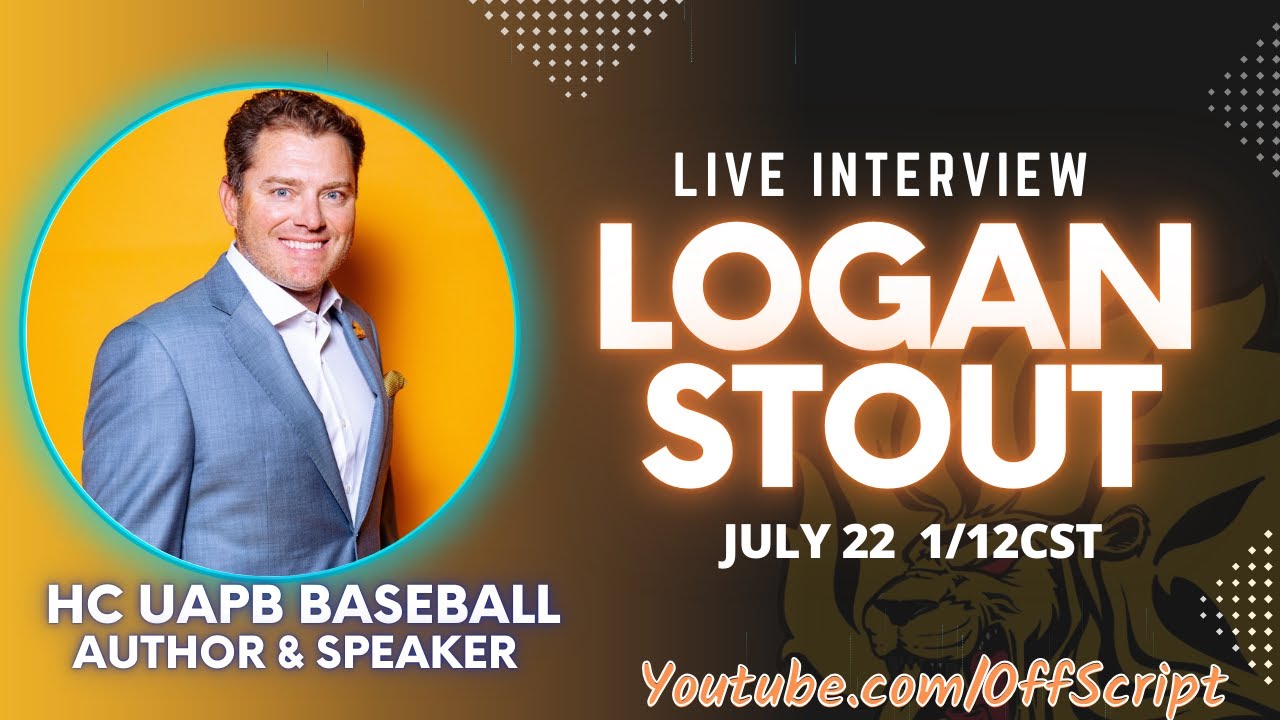 Logan Stout NEW HC of UAPB Baseball | LIVE INTERVIEW - YouTube