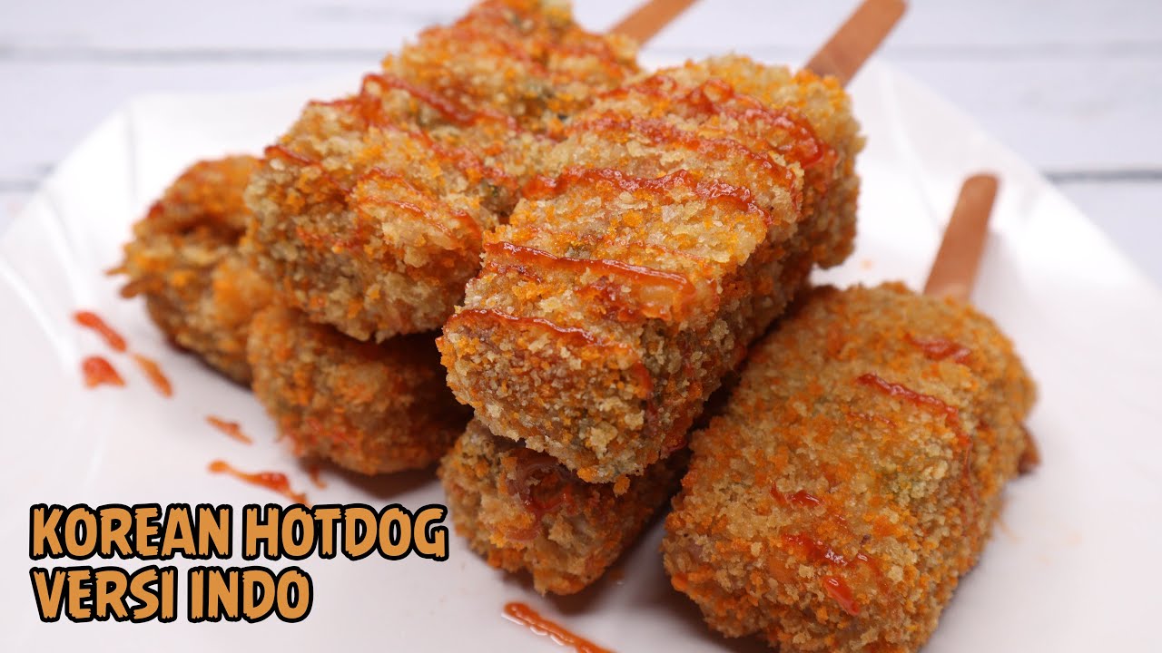 Resep Hotmie Hotdog Indomie Ala Korean Street Food Gampang Banget - YouTube