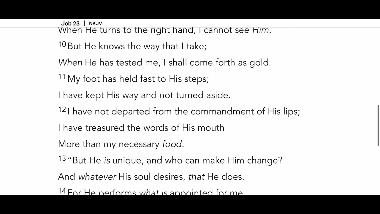 One Small Chapter Of The Bible job23 YouTube one-small-chapter-of-the-bible-job23-youtube