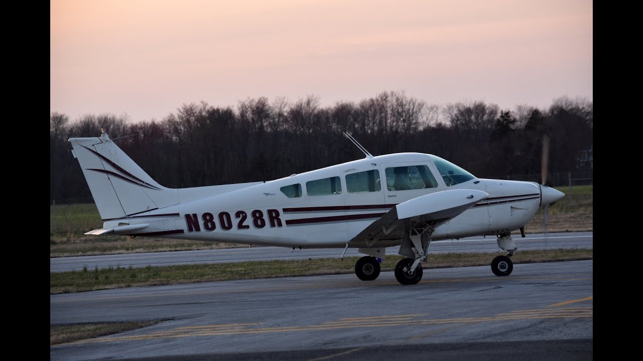 Beechcraft A24R Sierra at Dusk - YouTube