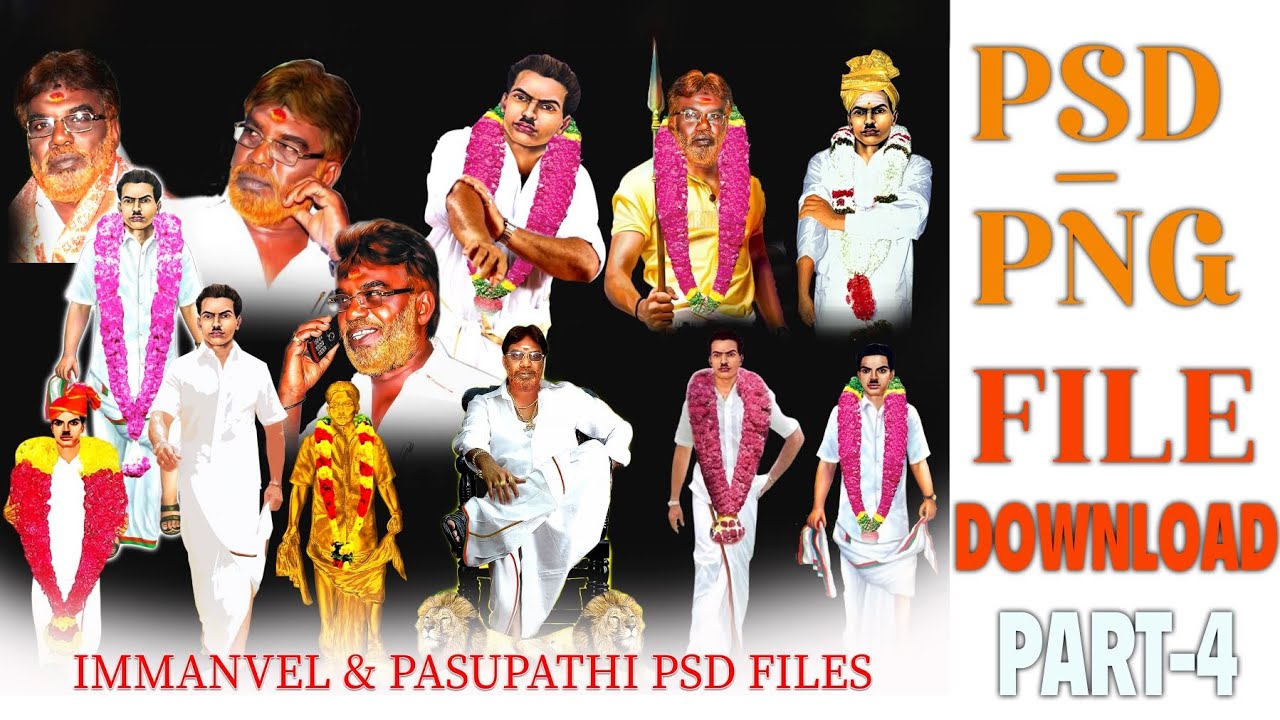 Immanuvel & pasupathi pandiyan Png&psd download in tamil #psdfile PART_4 #deaventhiran #madurai ...