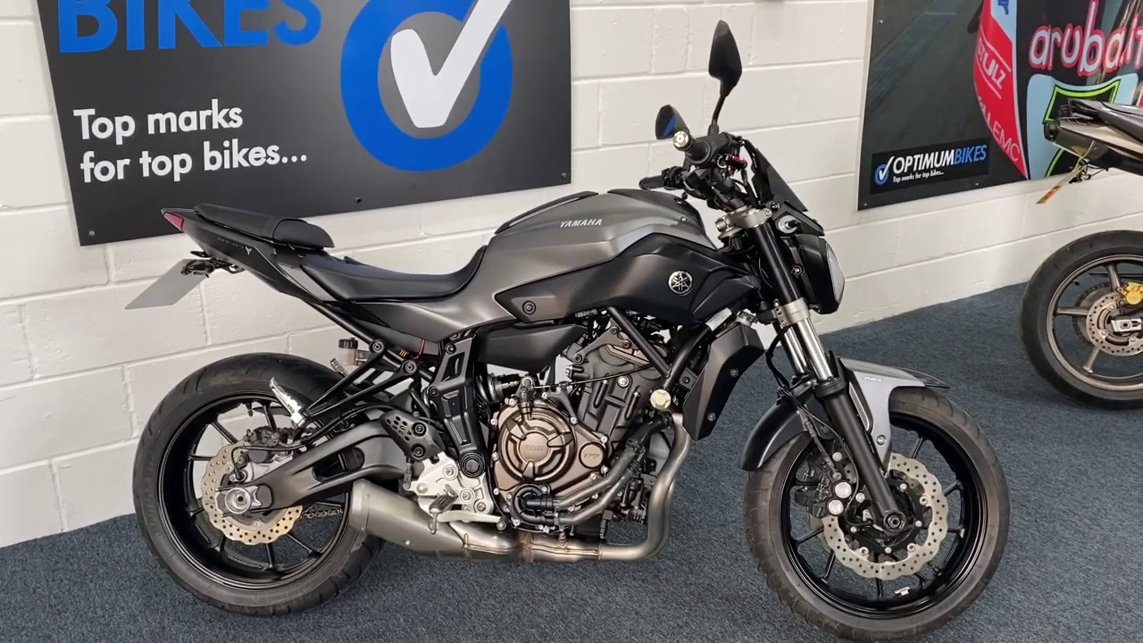 Yamaha MT07 Grey - YouTube