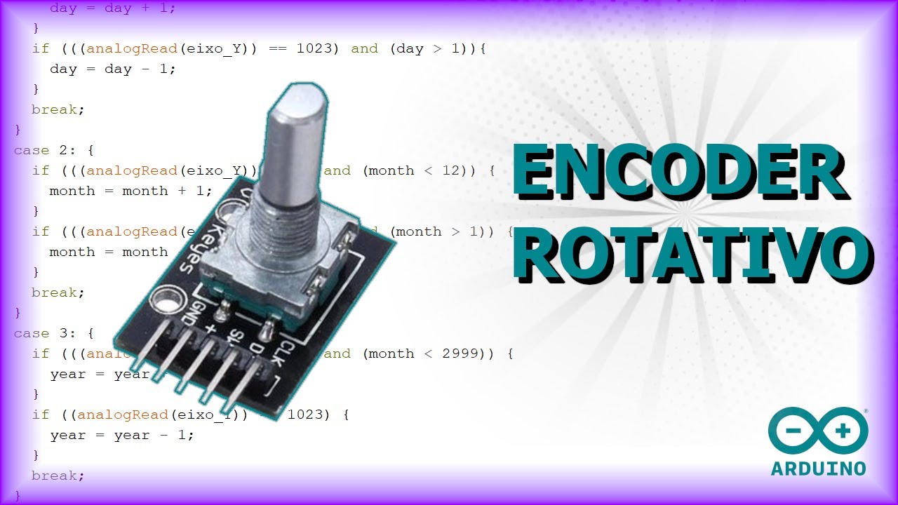 Como programar e utilizar um encoder // Modulo KY 040 - YouTube