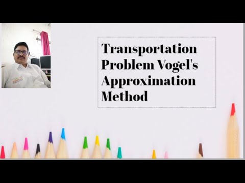 Transportation Problem Vogel's Approximation Method - YouTube