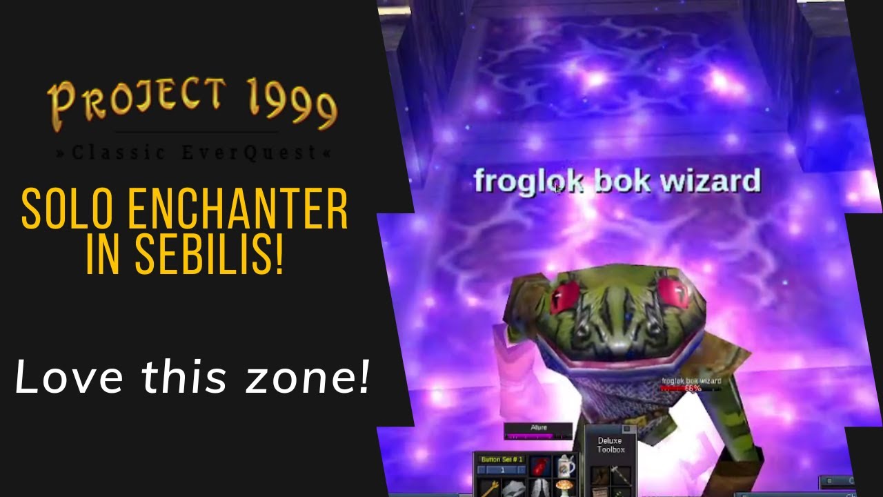 Everquest Project 1999: Solo Enchanter Leveling in Old Sebilis. I love ...