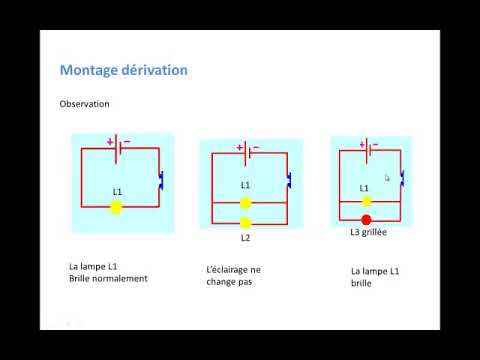 montage série dérivation - YouTube