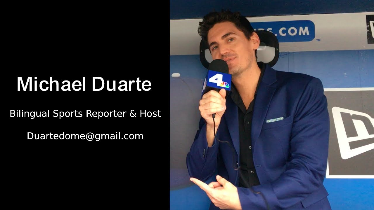 Michael Duarte Bilingual Sports Reporter & Host Reel (Fall 2023) - YouTube