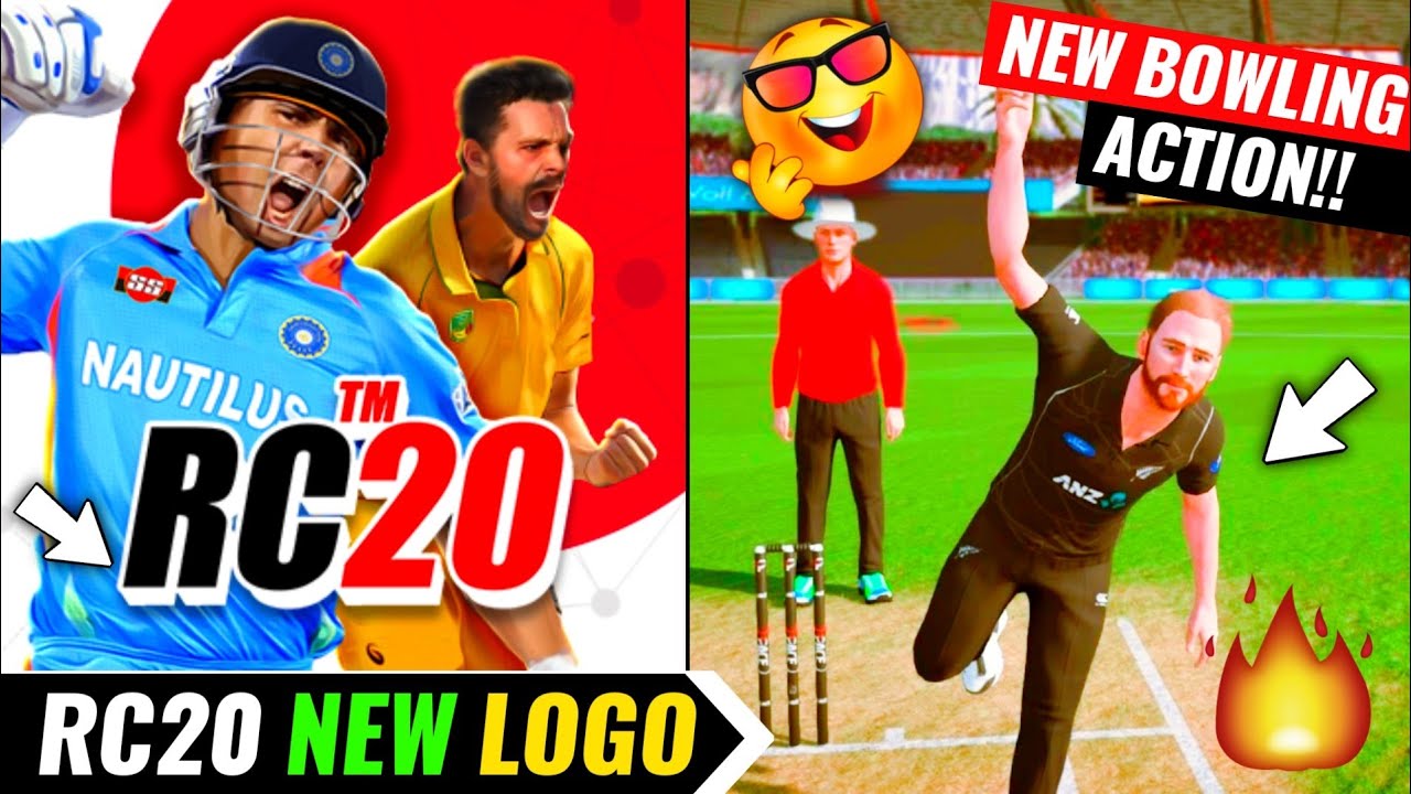 REAL Cricket 20 New Logo Confirm! New Bowling Action Added | Mega ...