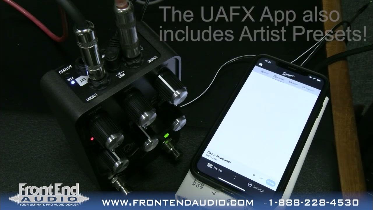 Universal Audio UAFX Overview and Pedal Pairing at Front End Audio - YouTube