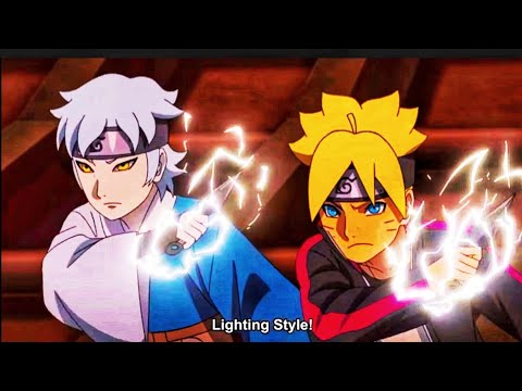 Boruto And Mitsuki Both Use Double Lightning Style |Boruto Episode 238 ...