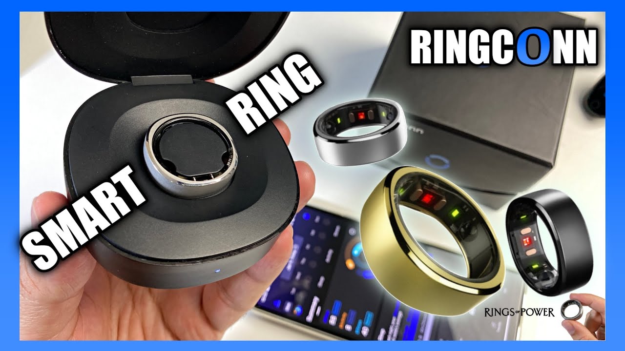 RINGCONN Smart Ring of Power! - HR / SPO2 / IP68/ 7 Day Battery ...