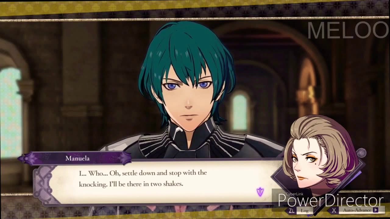 Byleth(m) x Manuela support fandub - YouTube