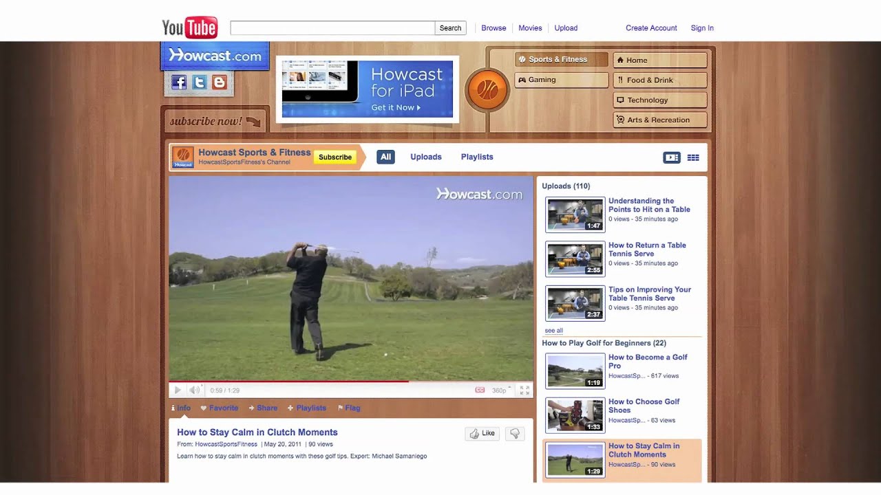 Howcast Sports and Fitness YouTube Channel Promo - YouTube