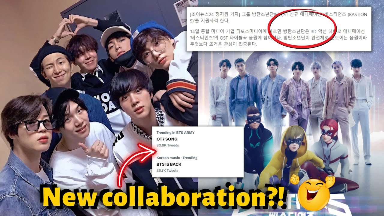 All BTS members are finally back!! All 7 members sing in one new song ...