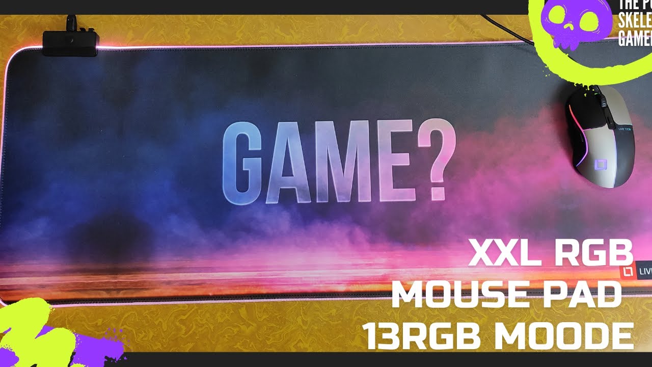 700/- Only Live Tech Gaming Mouse Pad Large Extended RGB, Non-Slip ...
