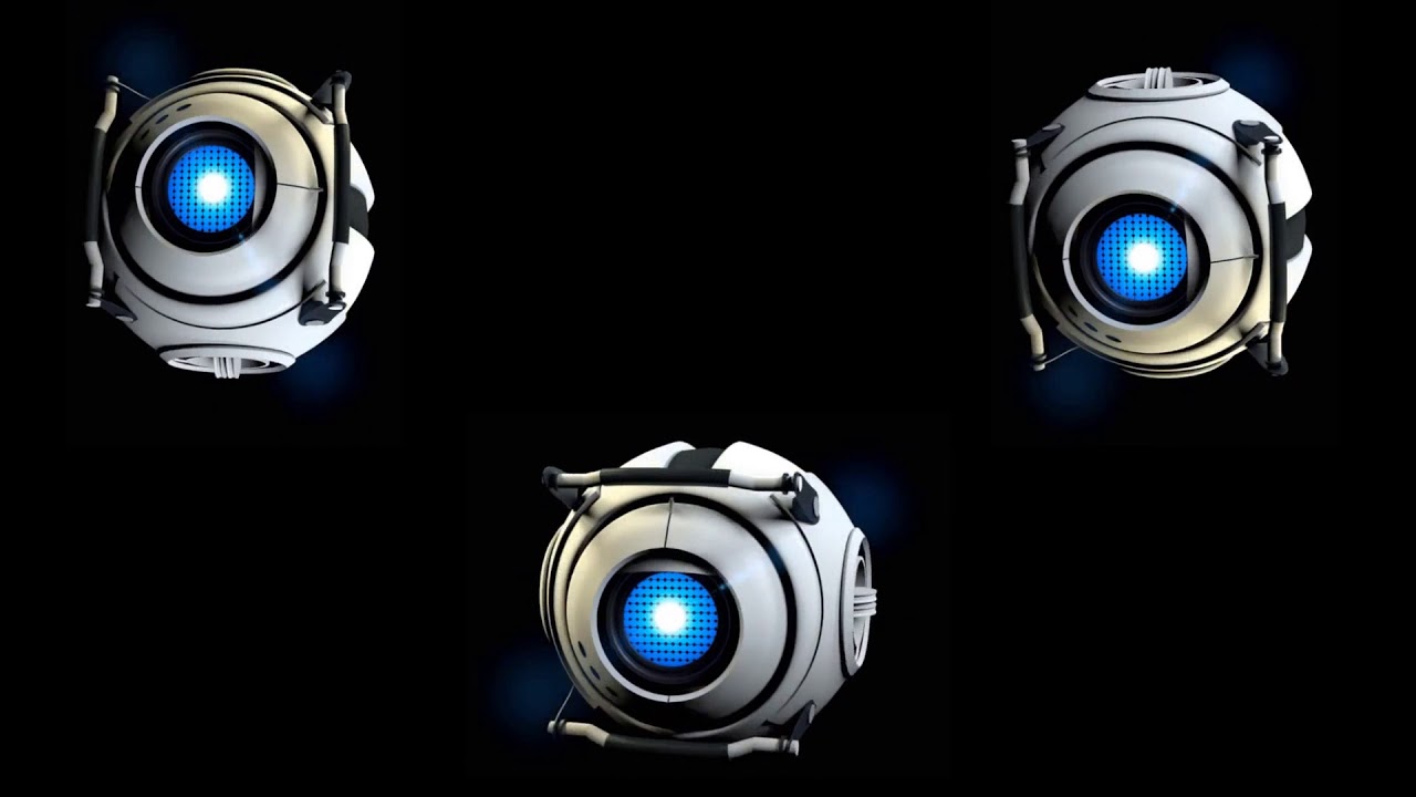 wheatley 3 sided pyramid hologram - YouTube