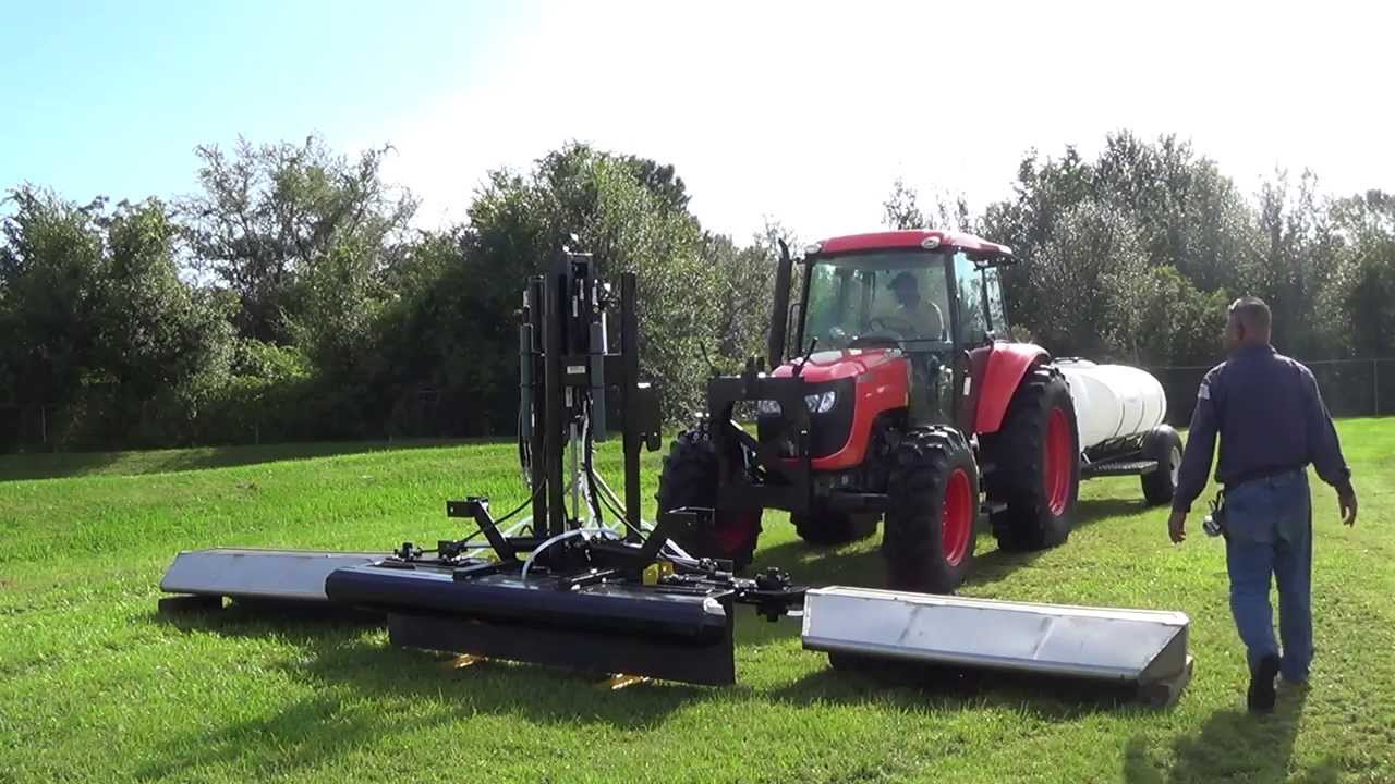 CCI Herbicide Boom Removal Demonstration - YouTube