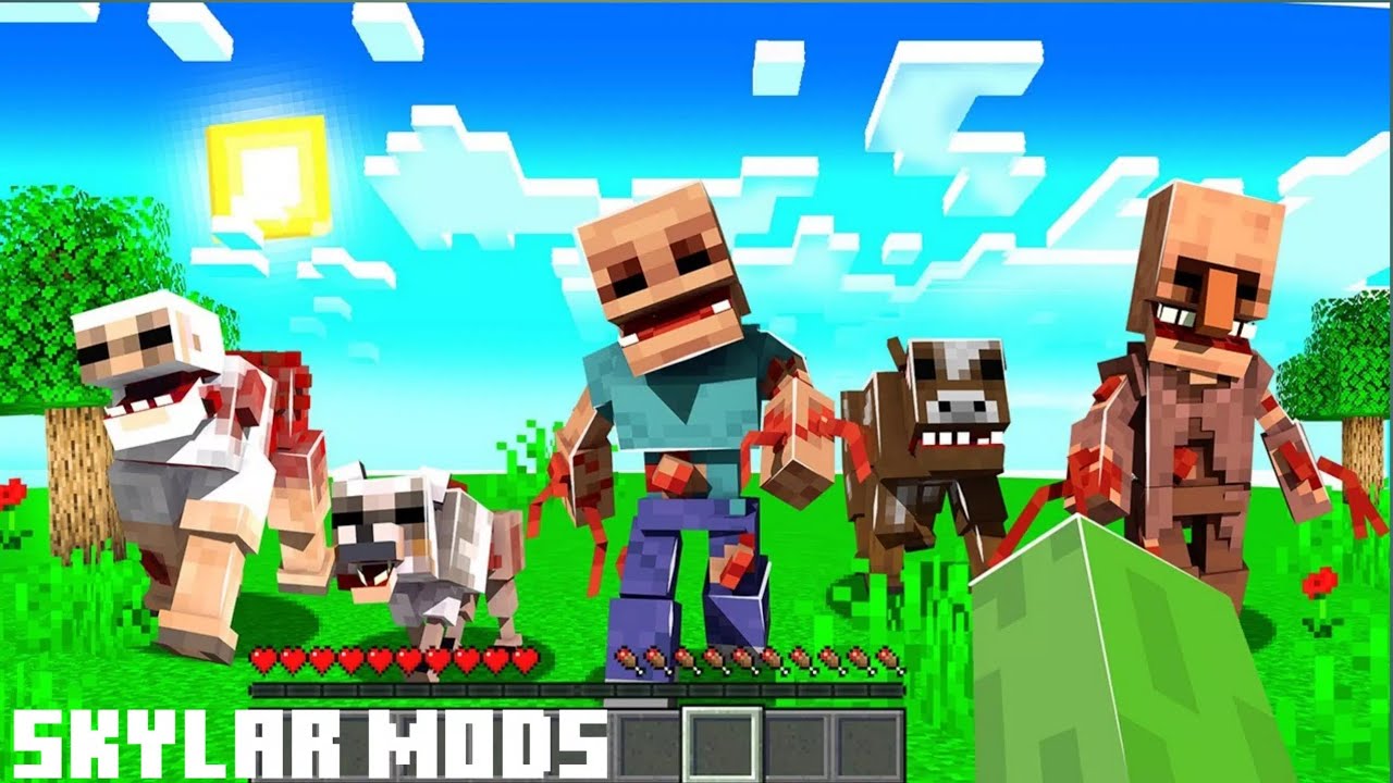 Minecraft Pe Chinese version Parasite Modpack Zombie Reviews 🧟‍♂️ ...