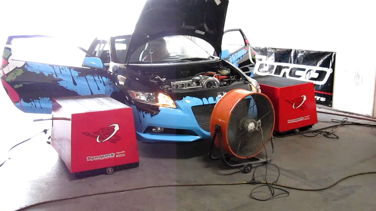 Bisimoto tuning of 533 hp turbo 1.5L CR-Z - YouTube