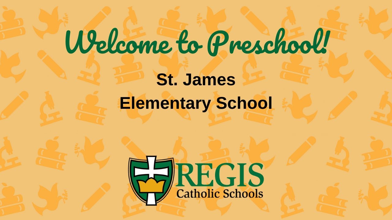 Welcome to Preschool! | St. James Elementary School - YouTube