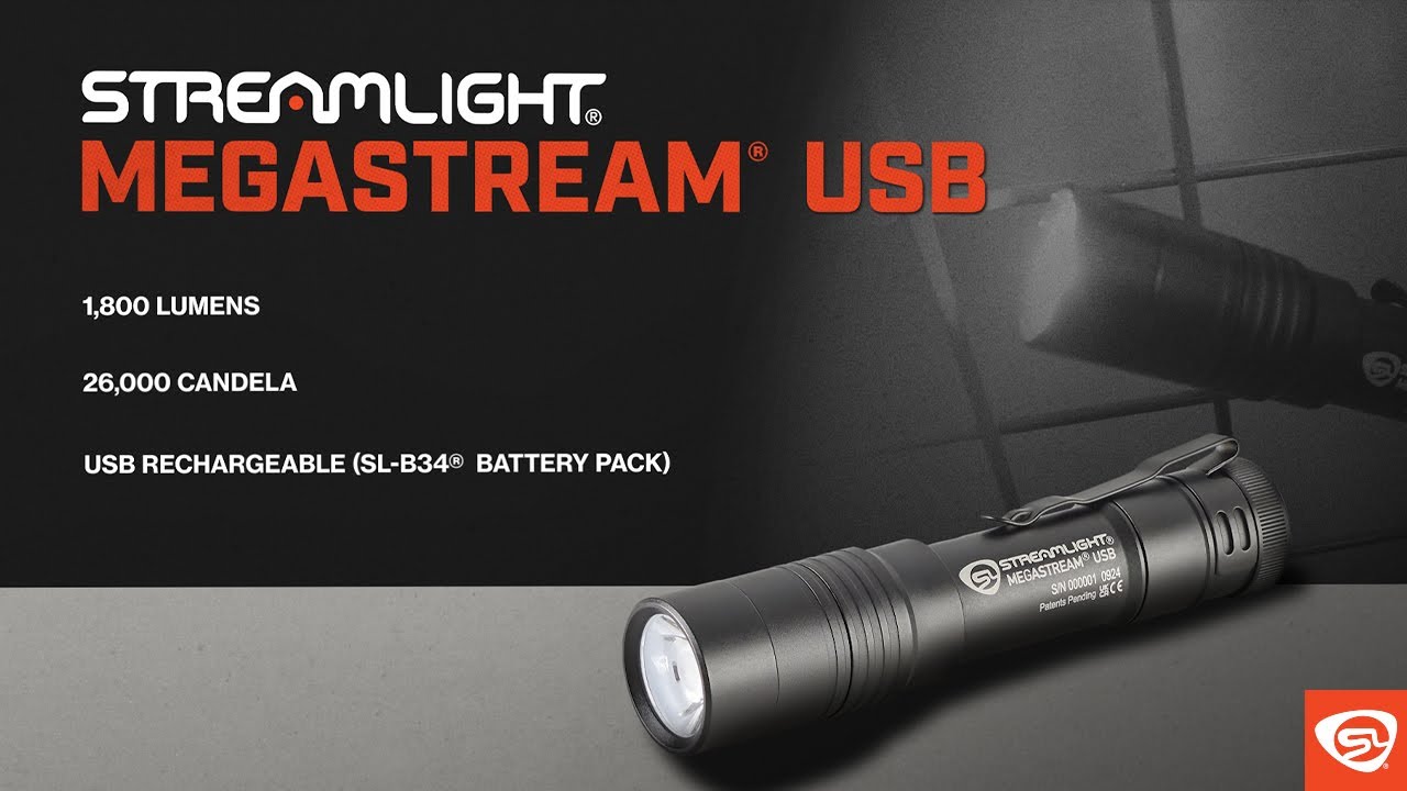 Streamlight MegaStream® USB Flashlight - YouTube