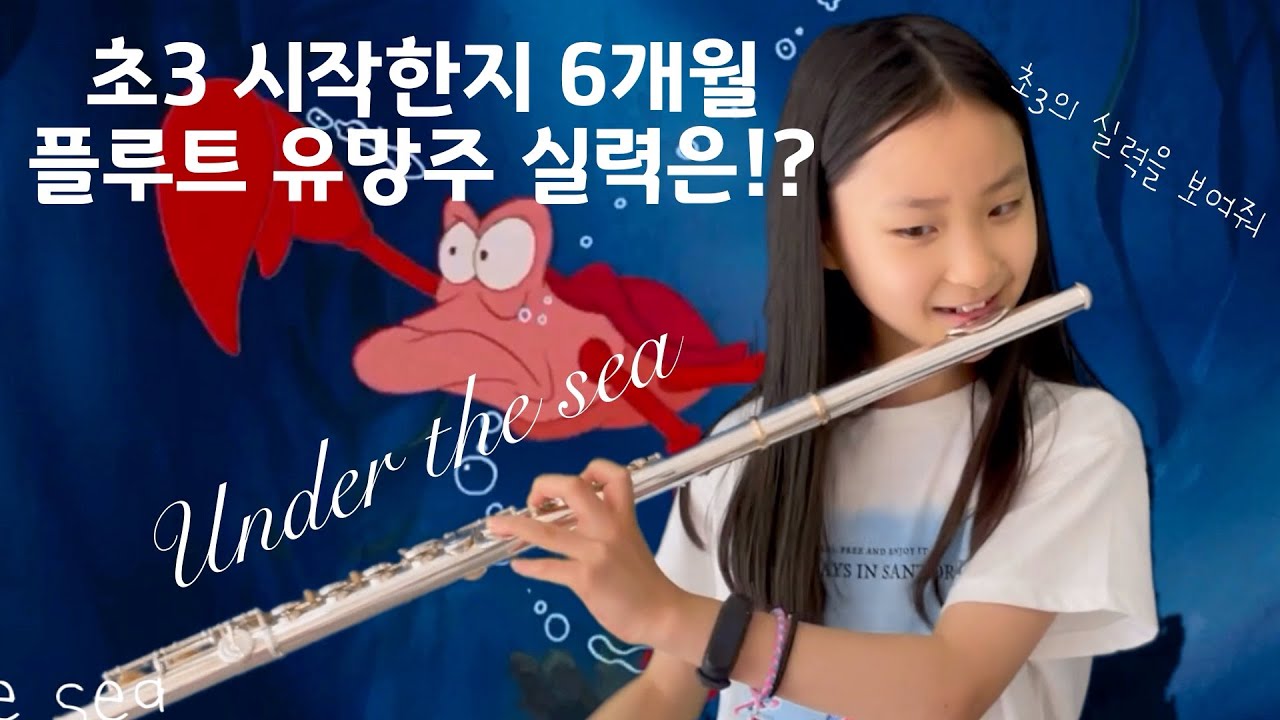 플룻 연주곡_Under the sea_언더더씨_인어공주OST_The Little Mermaid_Flute cover_플루트 커버 ...